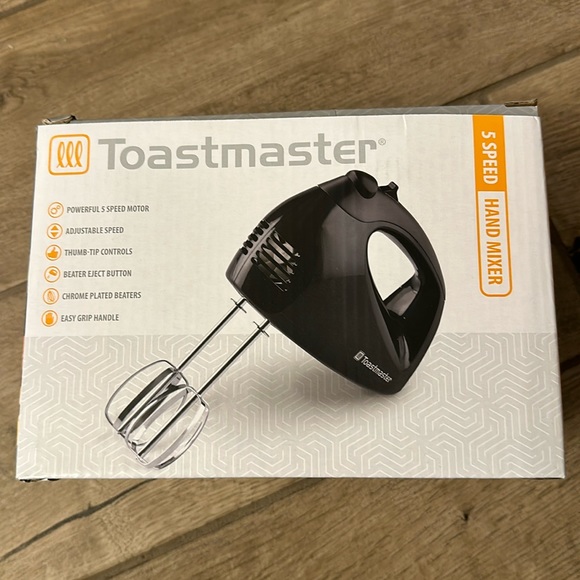 Toastmaster | Kitchen | Toastmaster 5 Speed Hand Mixer New | Poshmark